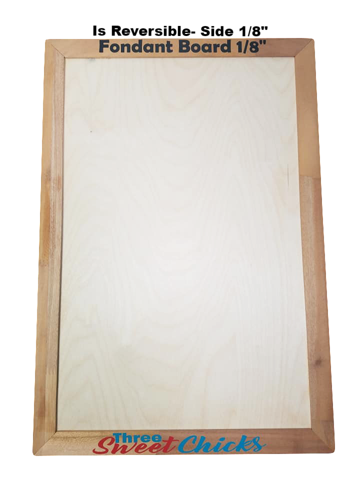 Large 11"x 17" Fondant Board, Dual Sided: 1/16" & 1/8" Thicknesses ...